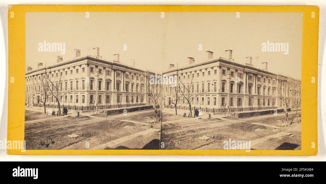 U.S. Post Office. S.E. Front.. George D. Wakely (American, born England ...