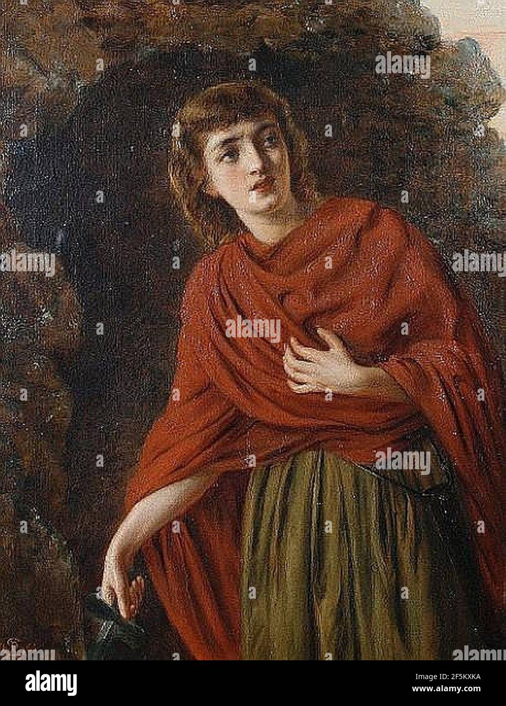 Rebecca Solomon (British, 1832-1886) Imogen, from Cymbeline Stock Photo ...