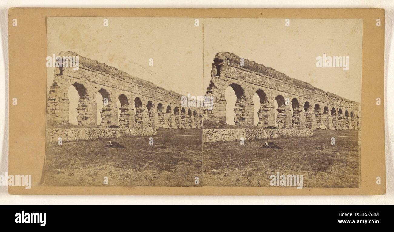 Aqueduct, Rome, Italy. Joseph Spithöver (Italian, active Rome, Italy ...