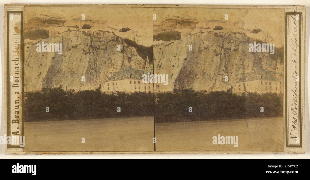 Fortification de Grenoble. Adolphe Braun (French, 1812 - 1877 Stock ...