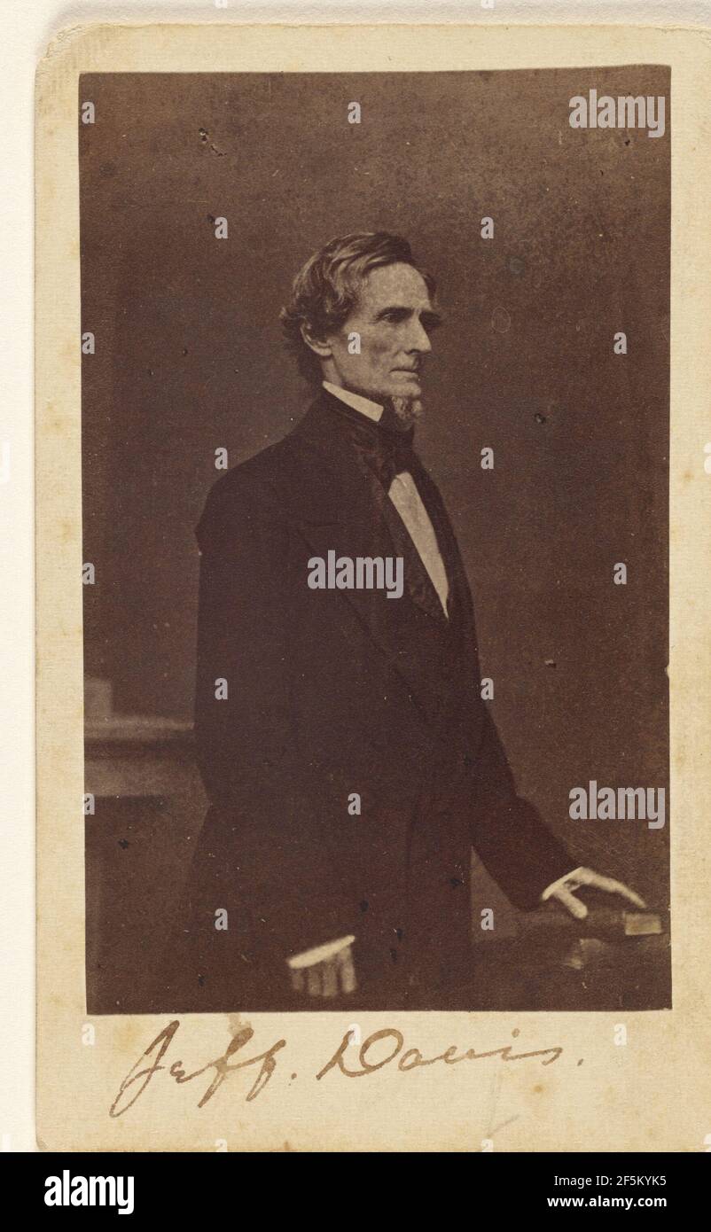 Jefferson Davis. Studio of Mathew B. Brady (American, about 1823 - 1896 ...