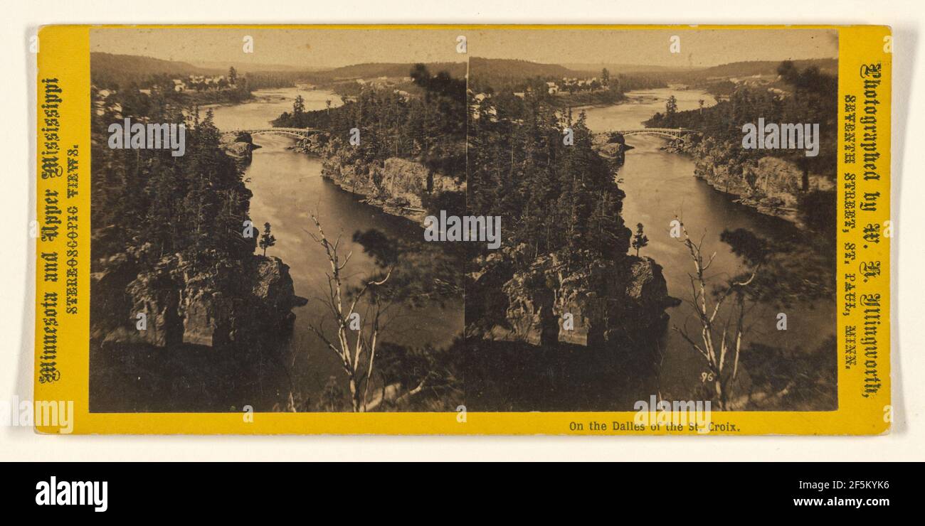 On the Dalles of the St. Croix.. William H. Illingworth (American, 1842 ...