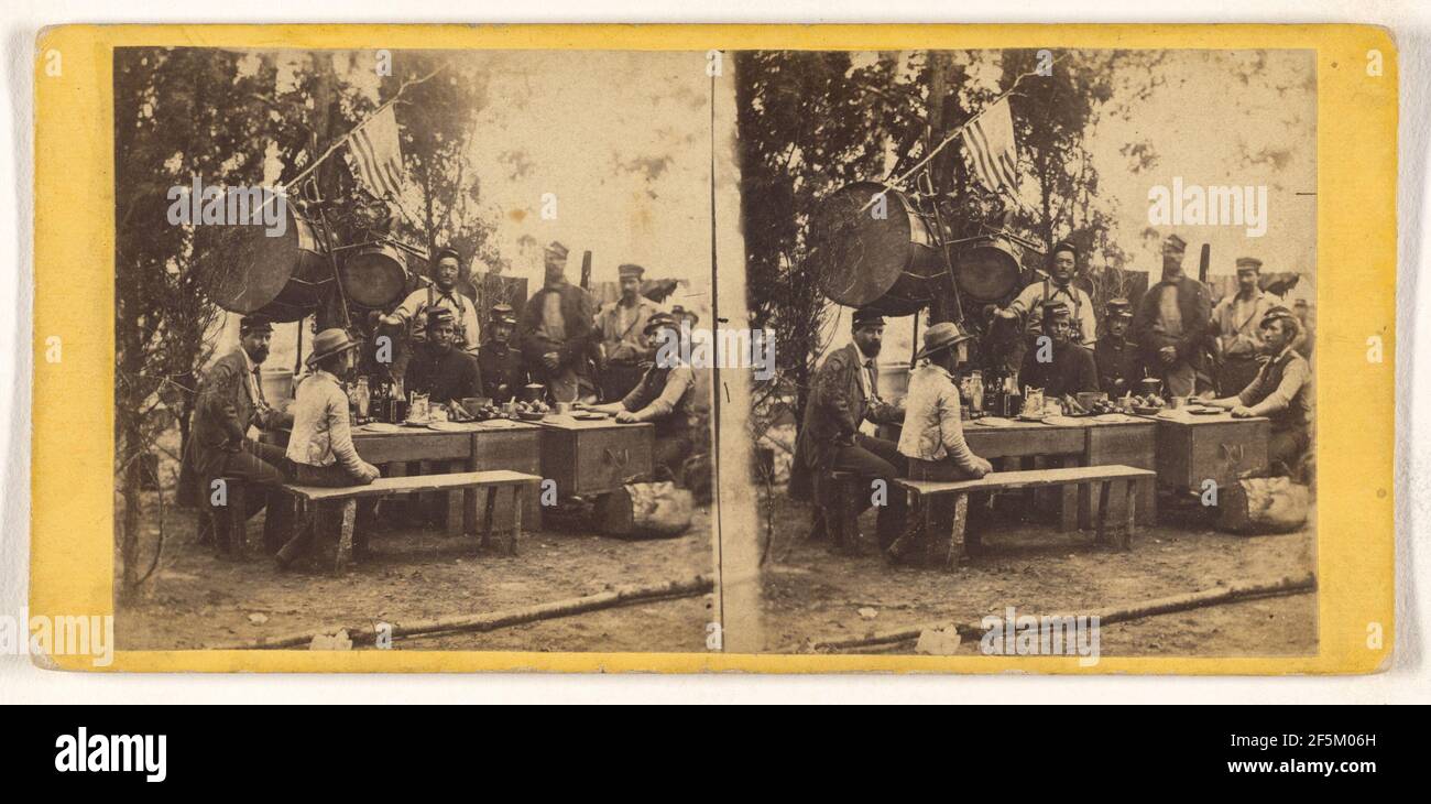 Army soldier at dinner table hi-res stock photography and images - Alamy