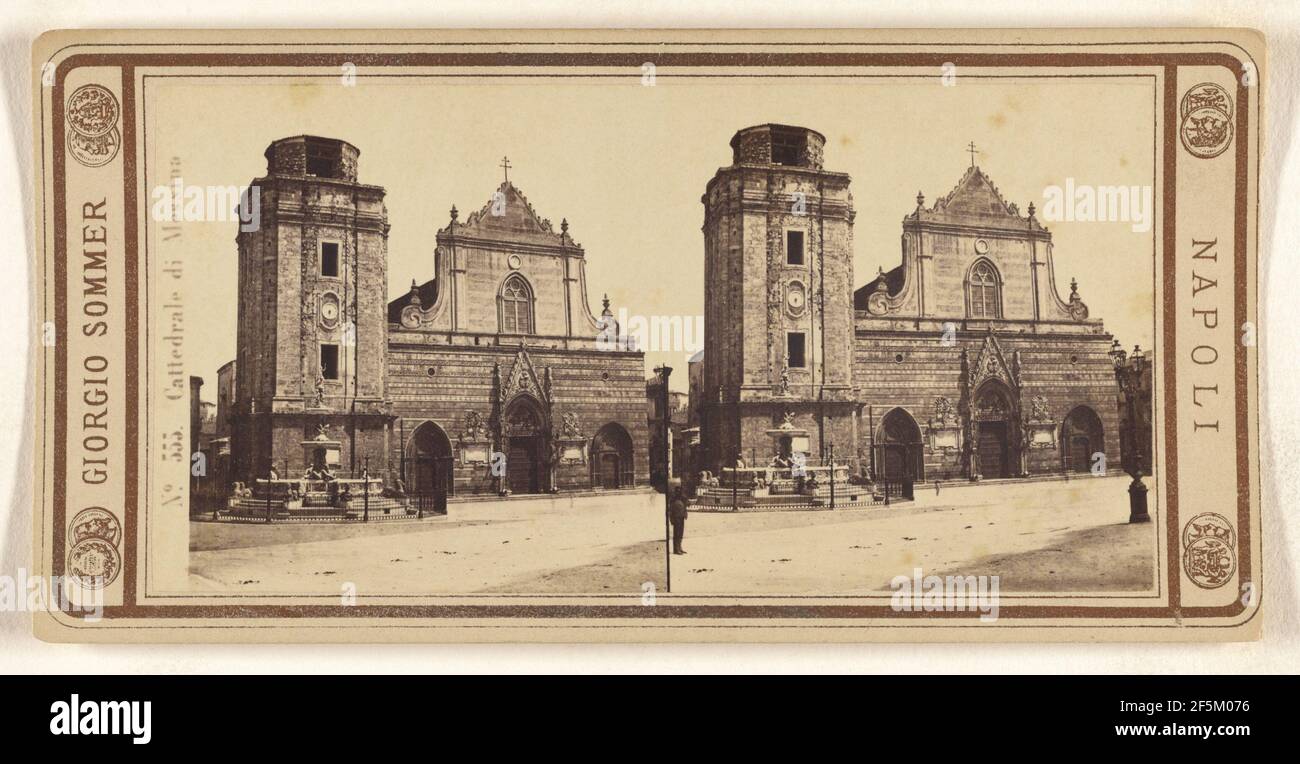 Cattedrale di Messina. Giorgio Sommer (Italian, born Germany, 1834 ...