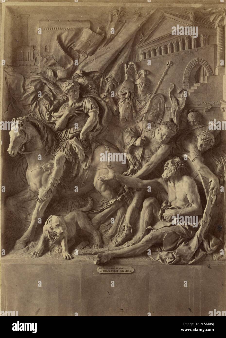 Alexander and Diogenes. Tommaso Cuccioni (Italian, 1790 - 1864 Stock ...