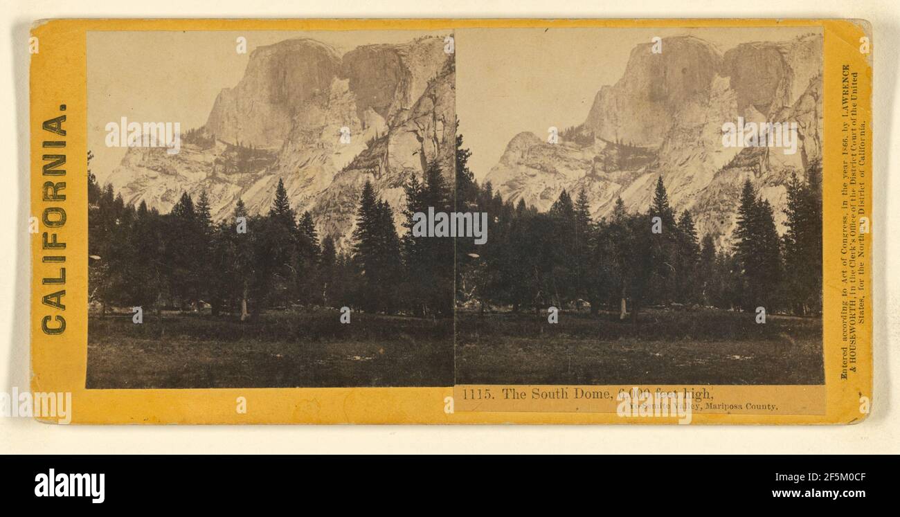 The South Dome, 6,000 feet high, Yo-Semite Valley, Mariposa County ...