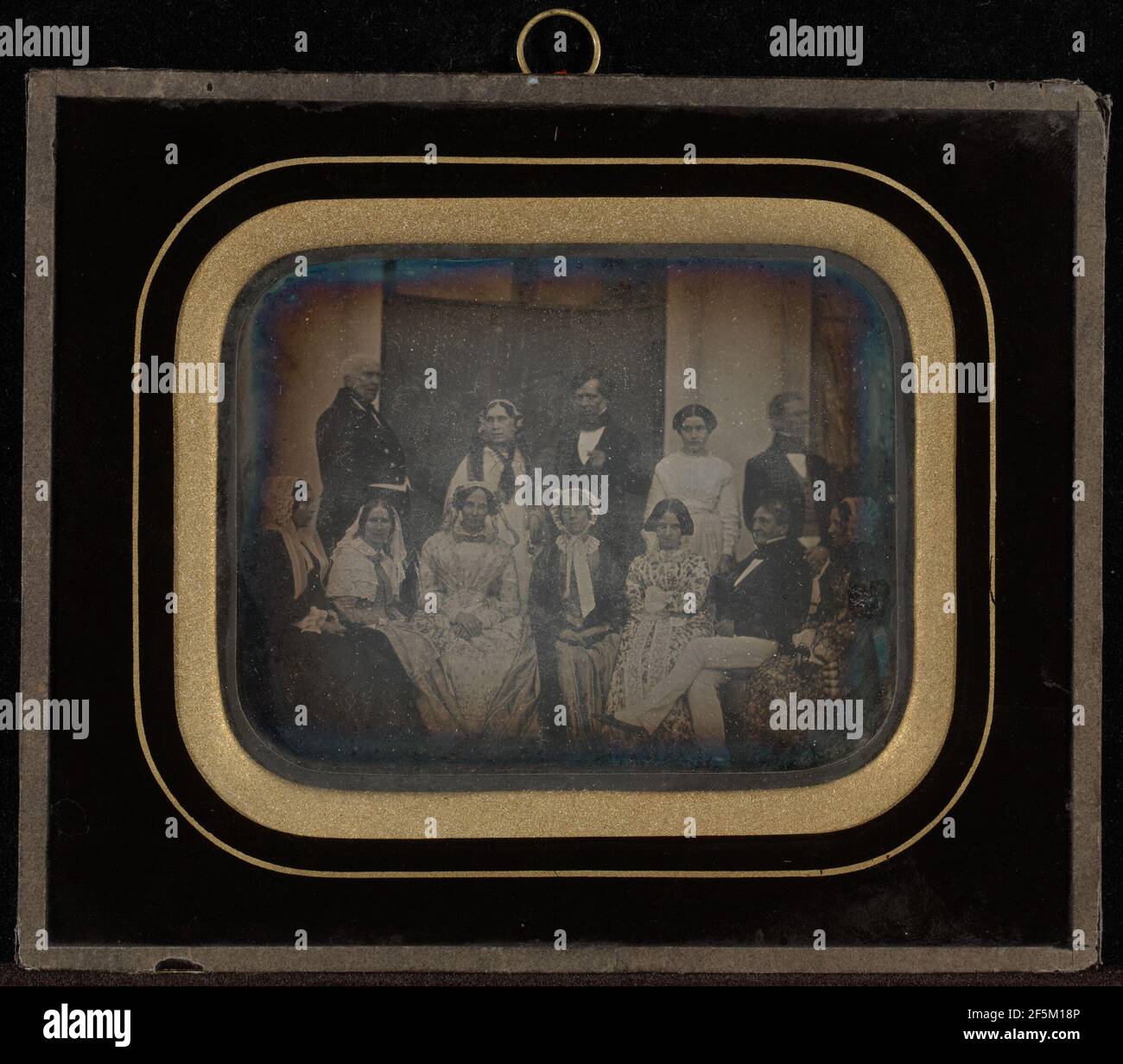 Group portrait of twelve members of the Circle of Eynard-Lullin. Jean ...