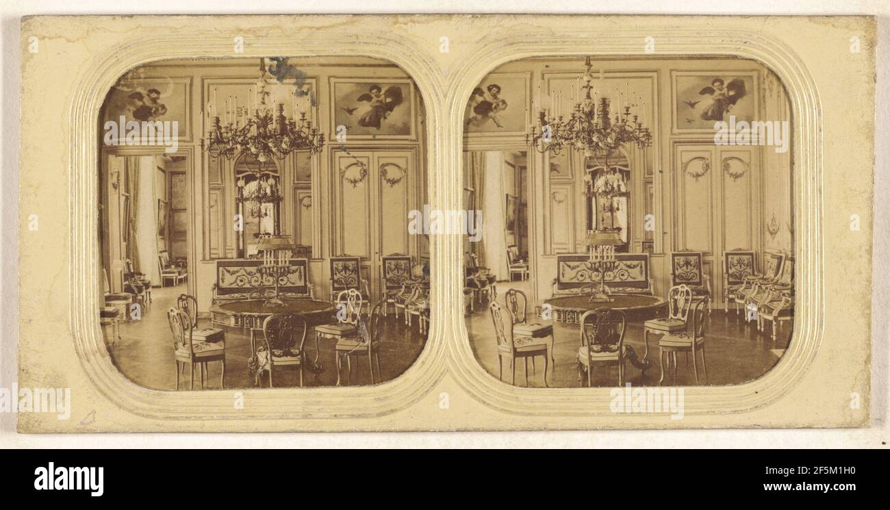 Residences Imperiales. St. Cloud. Salon Blasu (?). Unknown maker ...