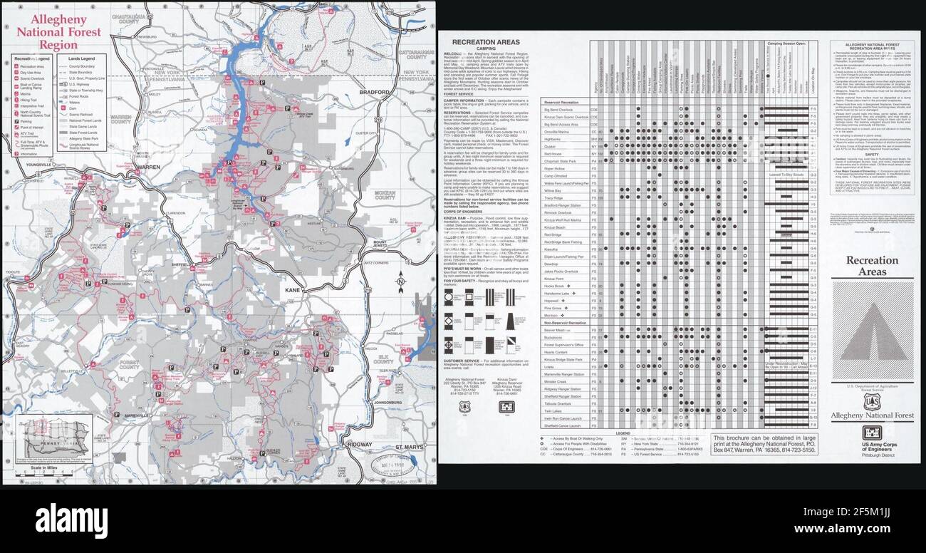 Allegheny national forest recreation hi-res stock photography and ...