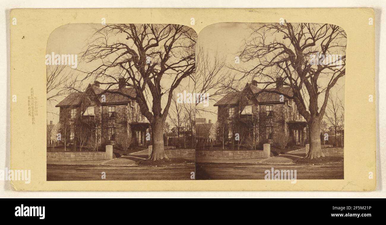 The Birthplace of Gen. Joseph Warren. Roxbury, Mass.. Deloss Barnum ...