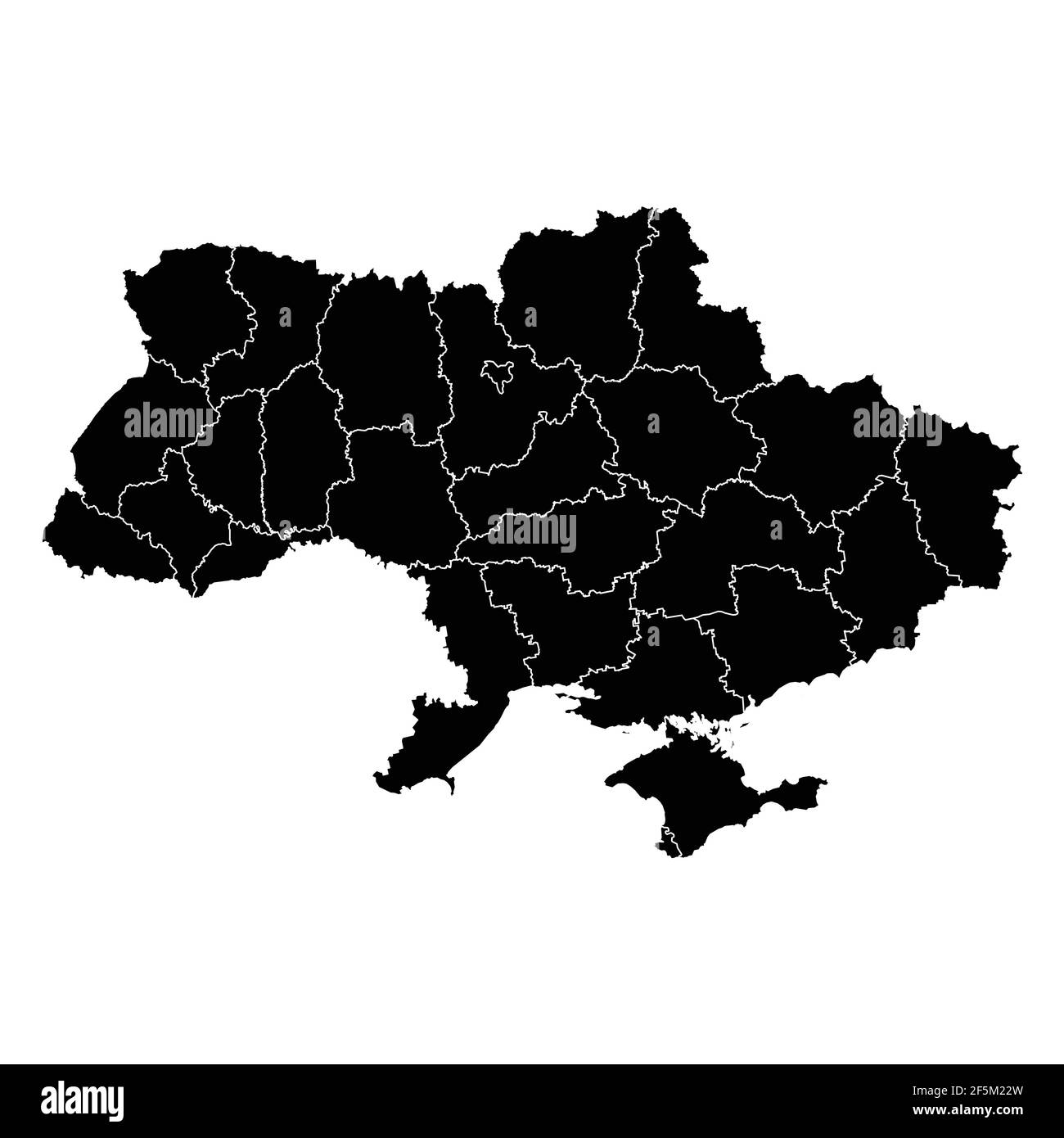Ukraine country map hi-res stock photography and images - Alamy
