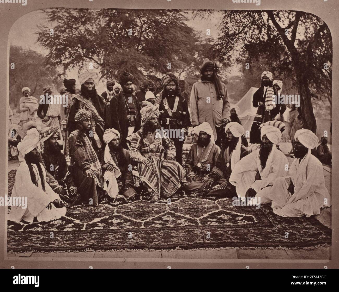 The Khan of Khelat - Chiefs and Ministers. John Burke (Irish, about ...