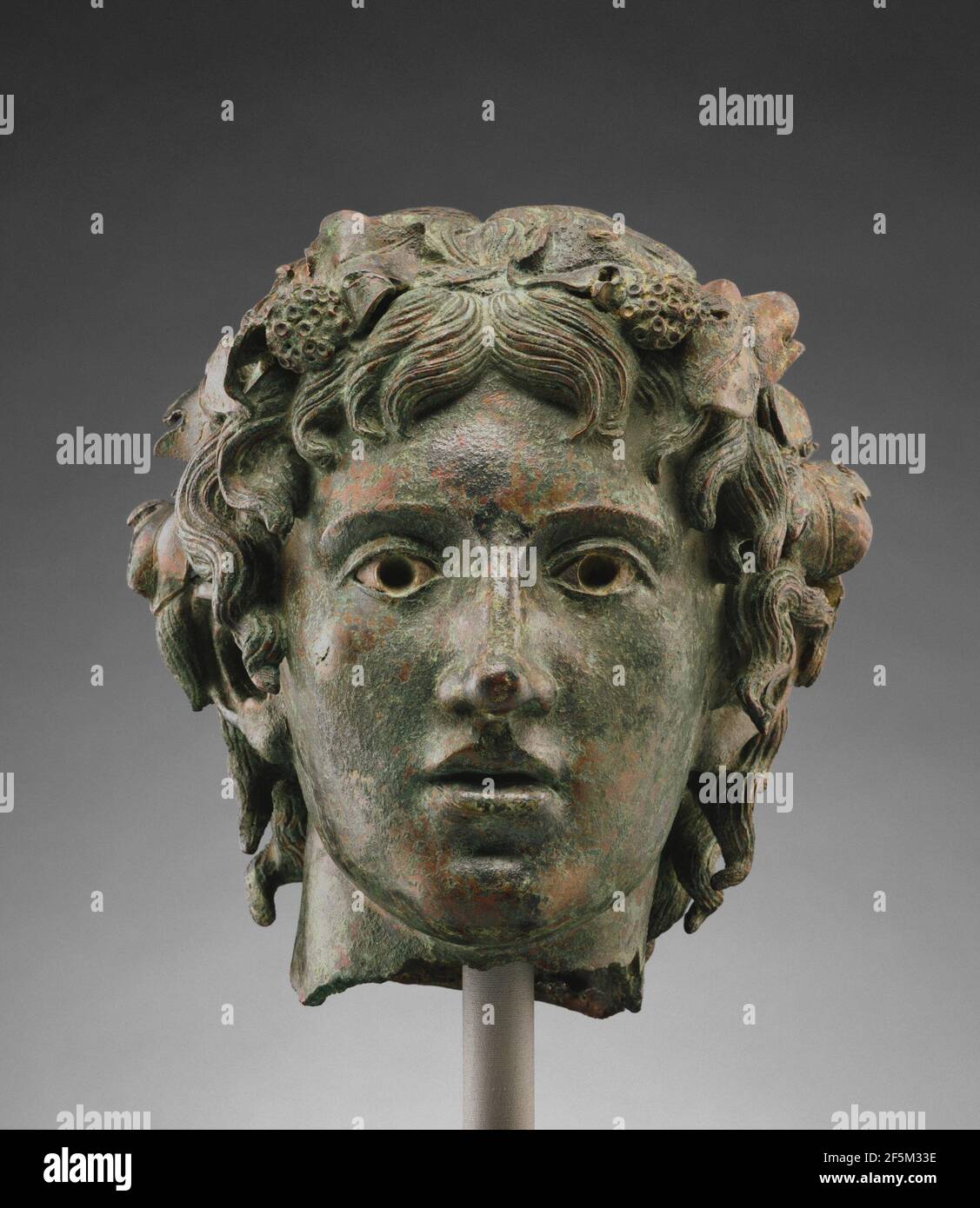Head from the Statue of the Young Bacchus. Unknown Stock Photo - Alamy