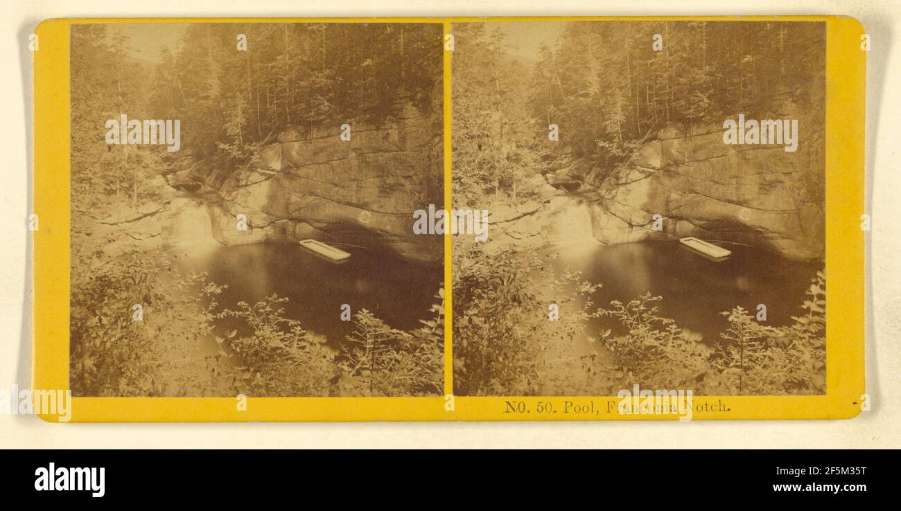 Pool, Franconia Notch.. Benjamin West Kilburn (American, 1827 - 1909 ...