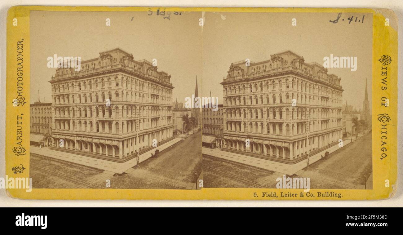 Field, Leiter & Co. Building. Chicago. John Carbutt (American, 1832 ...