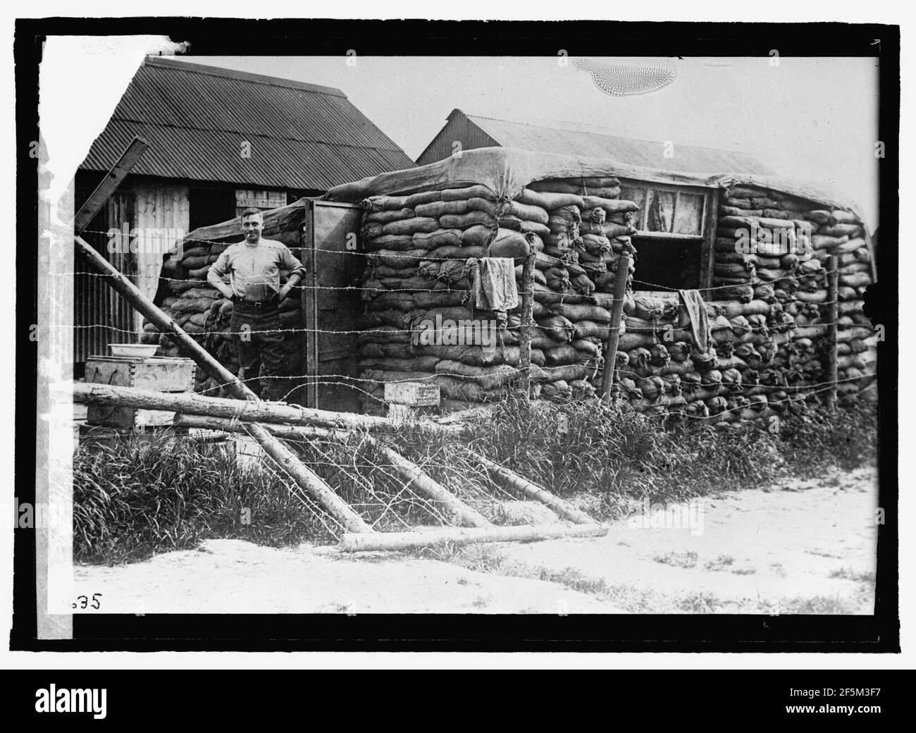 Red Cross laboratory at front Stock Photo - Alamy