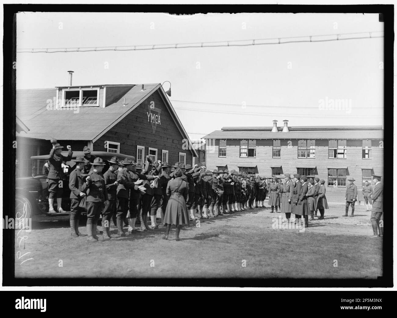 RED CROSS MOTOR CORPS AT CAMP MEIGS Stock Photo - Alamy