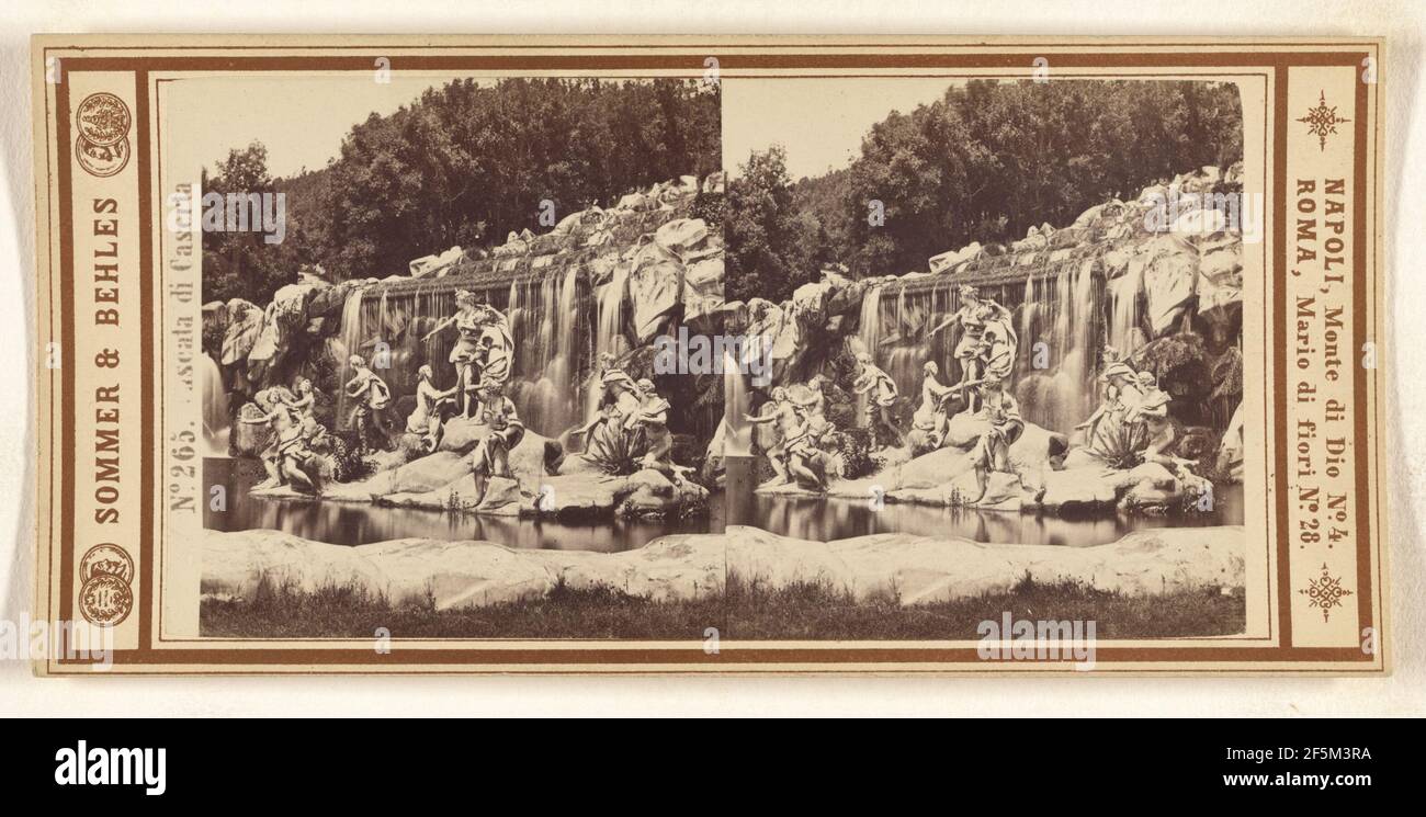 Cascata di Caserta. Sommer & Behles (Italian, founded 1867, dissolved ...