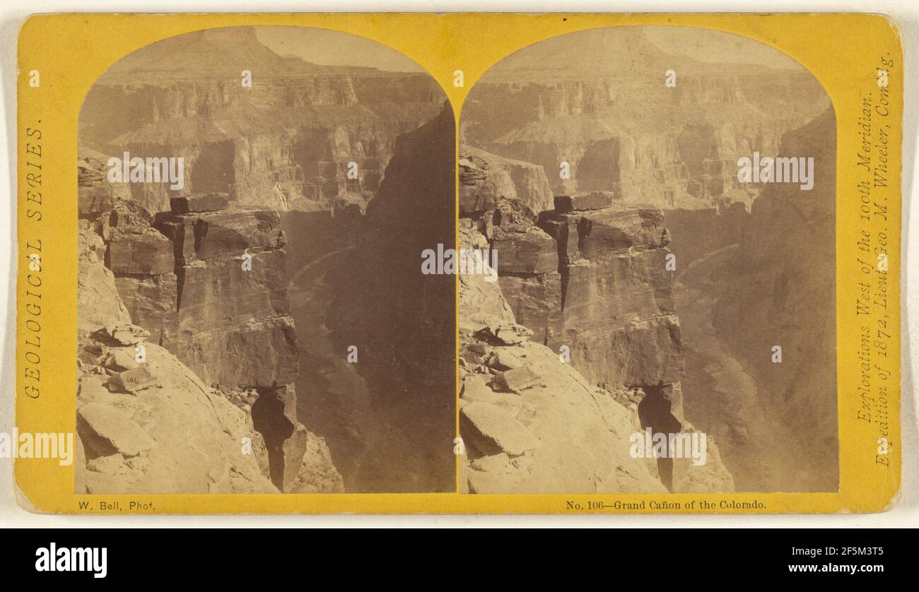 Grand Canon of the Colorado.. William H. Bell (American, 1830 - 1910 ...