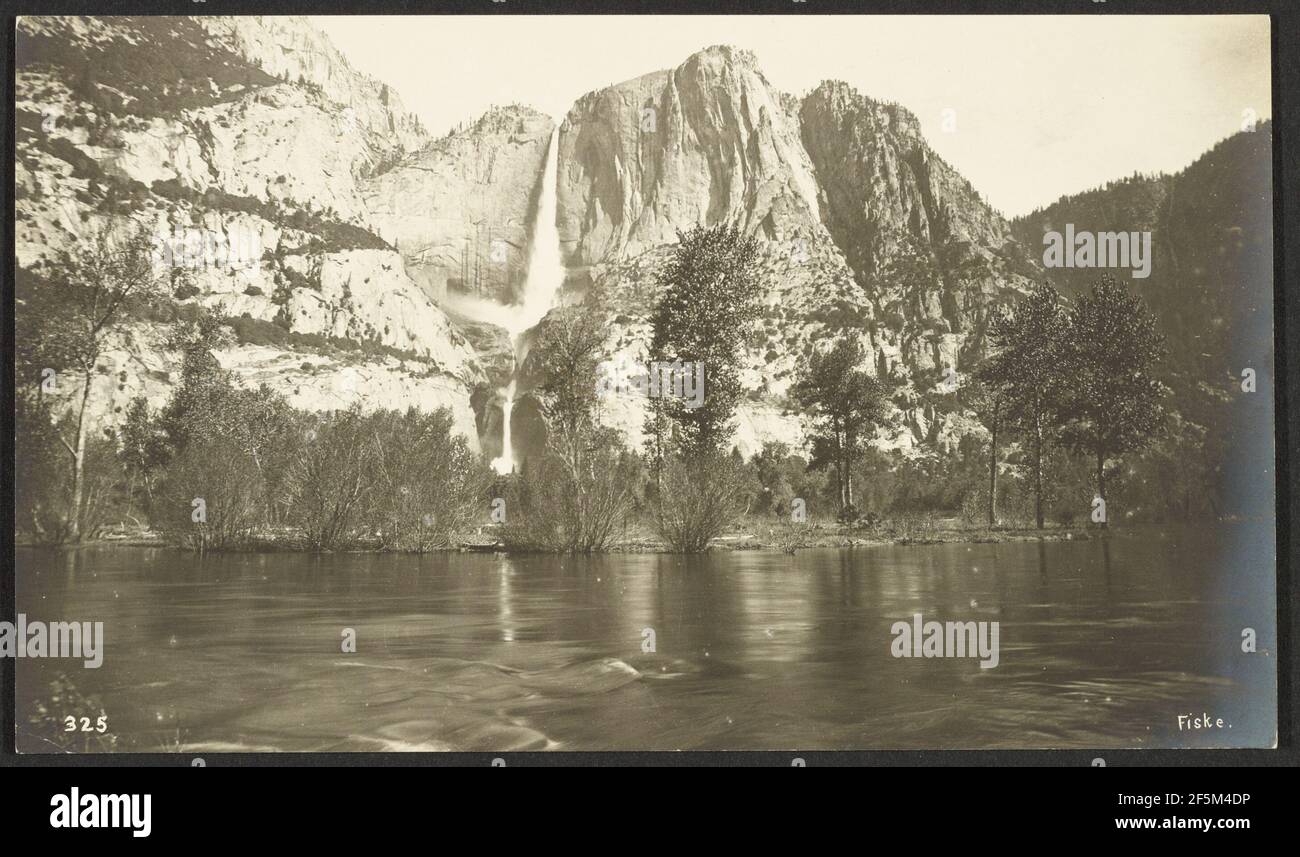Yosemite Falls and Indian Cañon. George Fiske (American, 1835 - 1918 ...