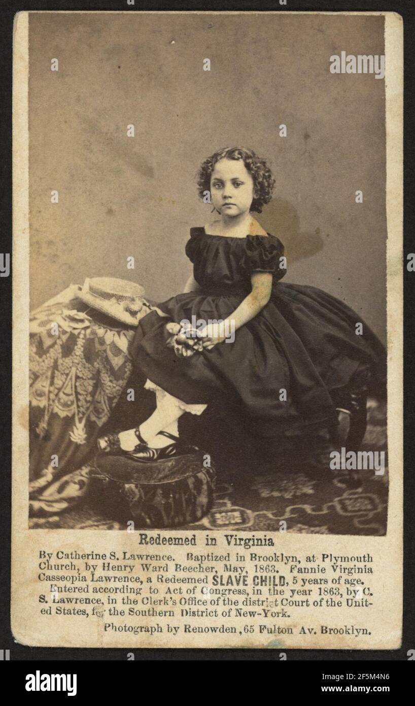 Redeemed in Virginia - photograph by Renowden, 65 Fulton Av., Brooklyn ...