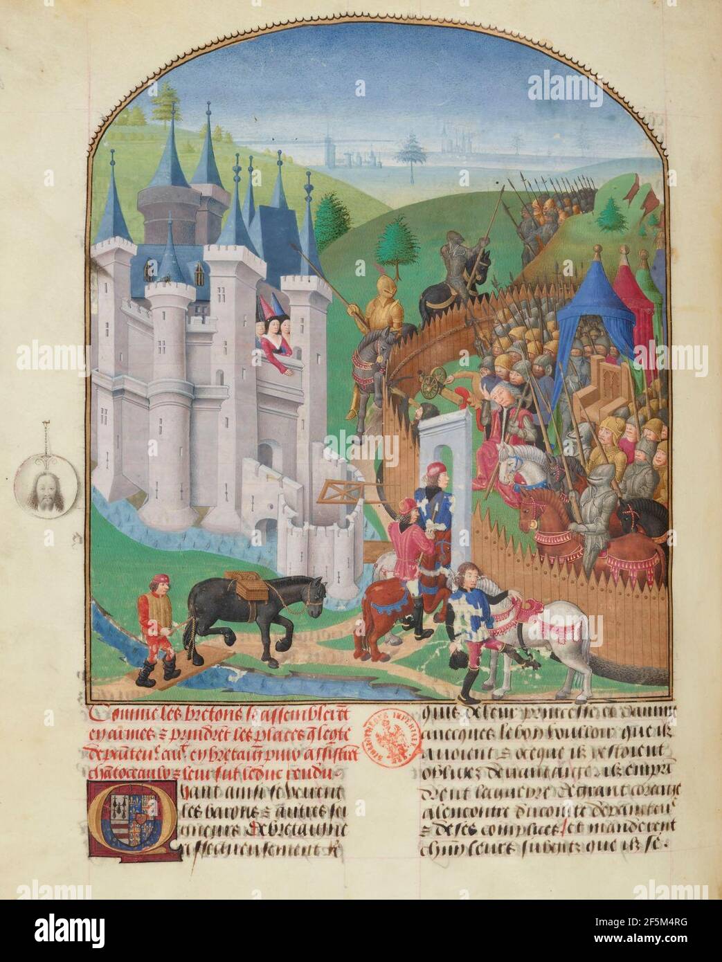 Reddition de Marguerite de Clisson (1420 Stock Photo - Alamy