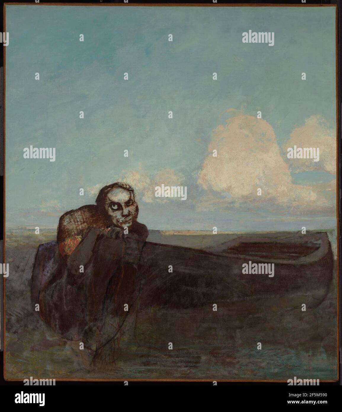 Redon - L'Ange du Destin (The Angel of Destiny), about 1899 Stock Photo ...