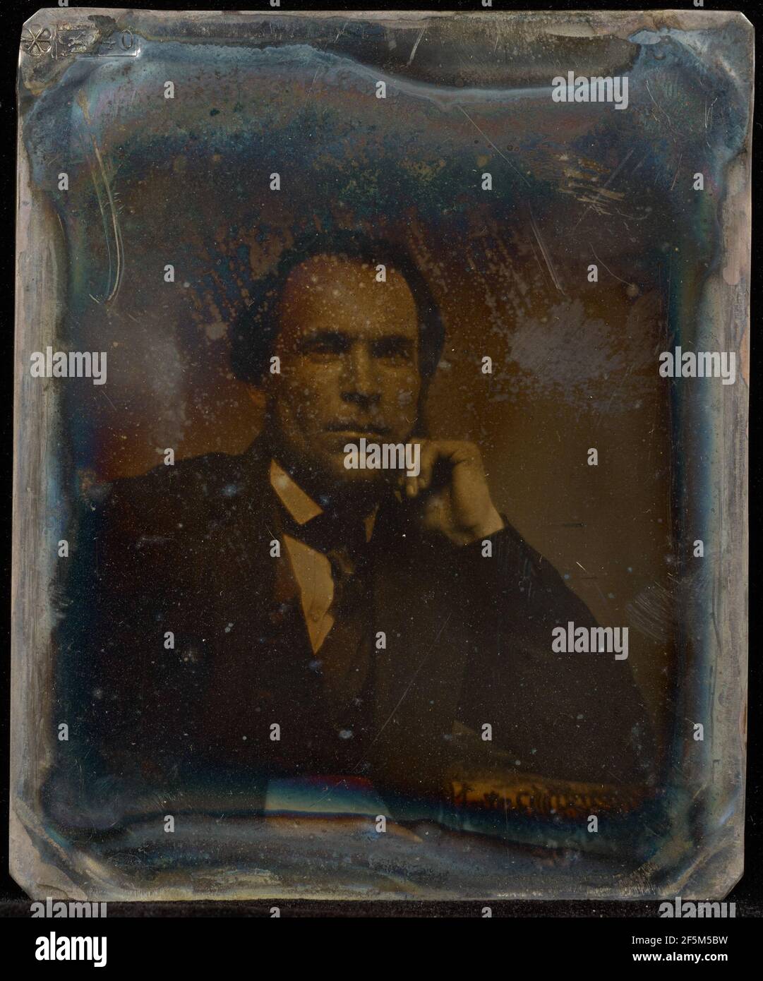 Portrait of a Man. Benjamin Franklin Upton (American, 1818 - 1910 Stock ...