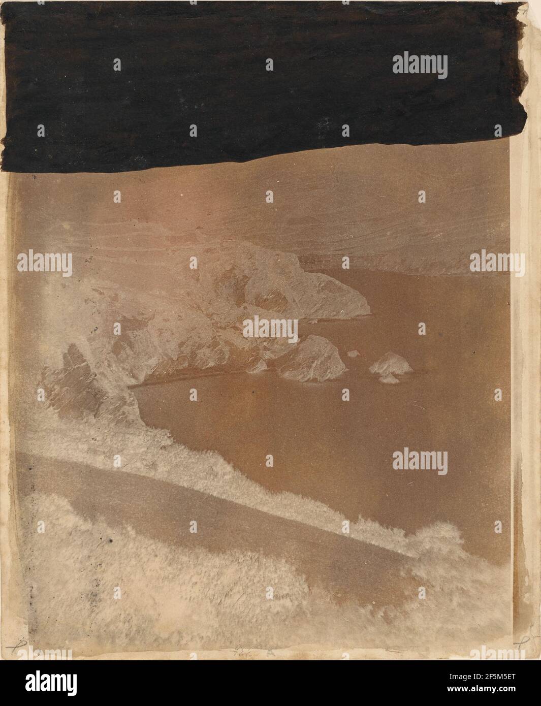 Combe Martin Bay, Devonshire. Reverend Calvert Jones (British, 1804 ...