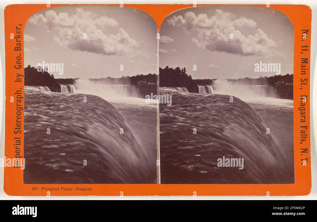 Prospect Point - Niagara.. George Barker (American, 1844 - 1894 Stock ...