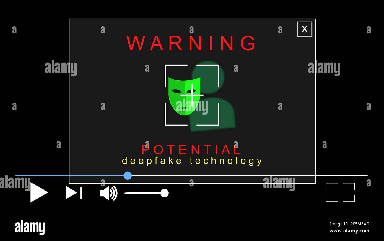 Acronym DEEPFAKE, Deep Fake and false, profound learning. Replacing ...