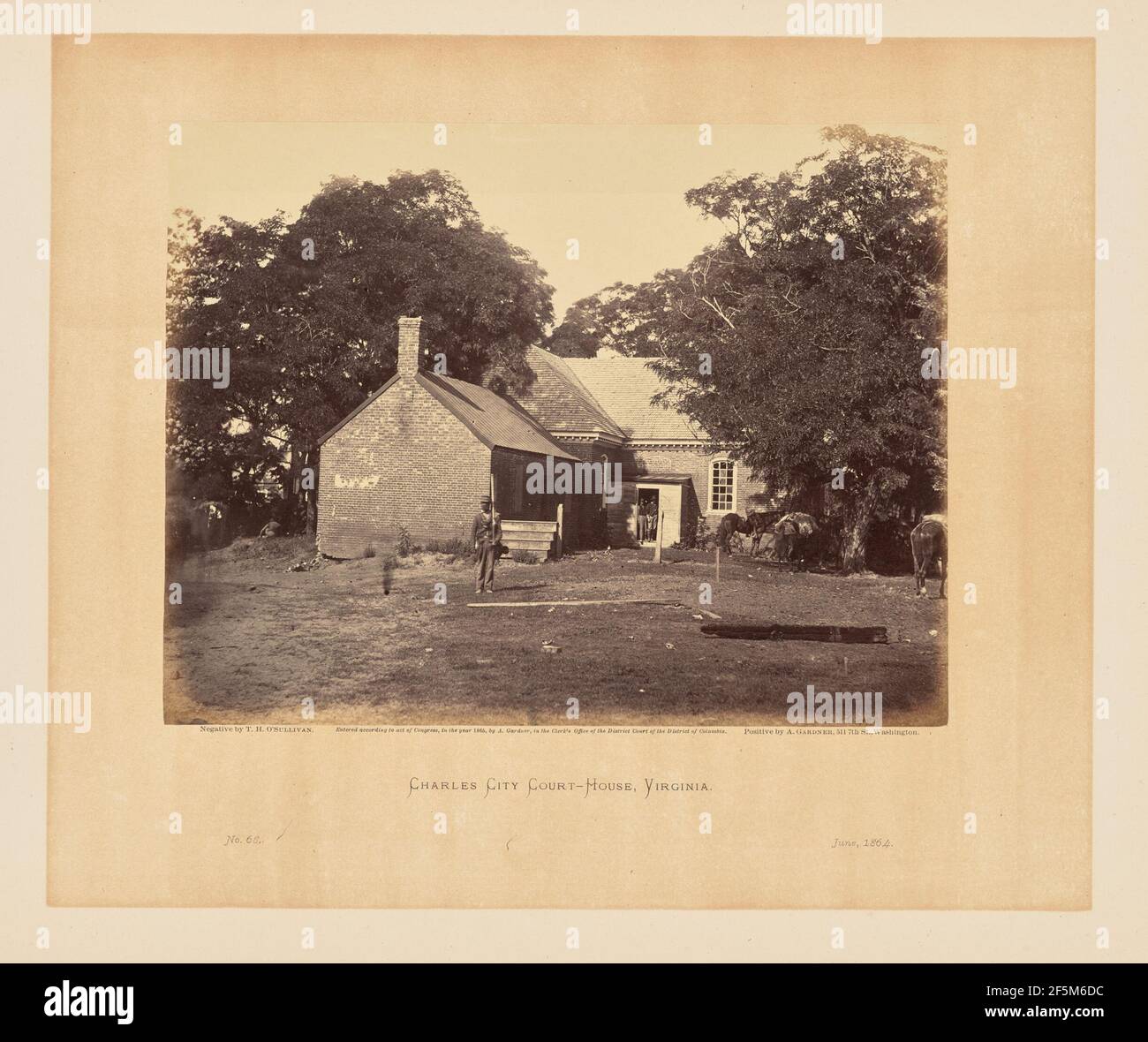 Charles City Court-House, Virginia Stock Photo - Alamy