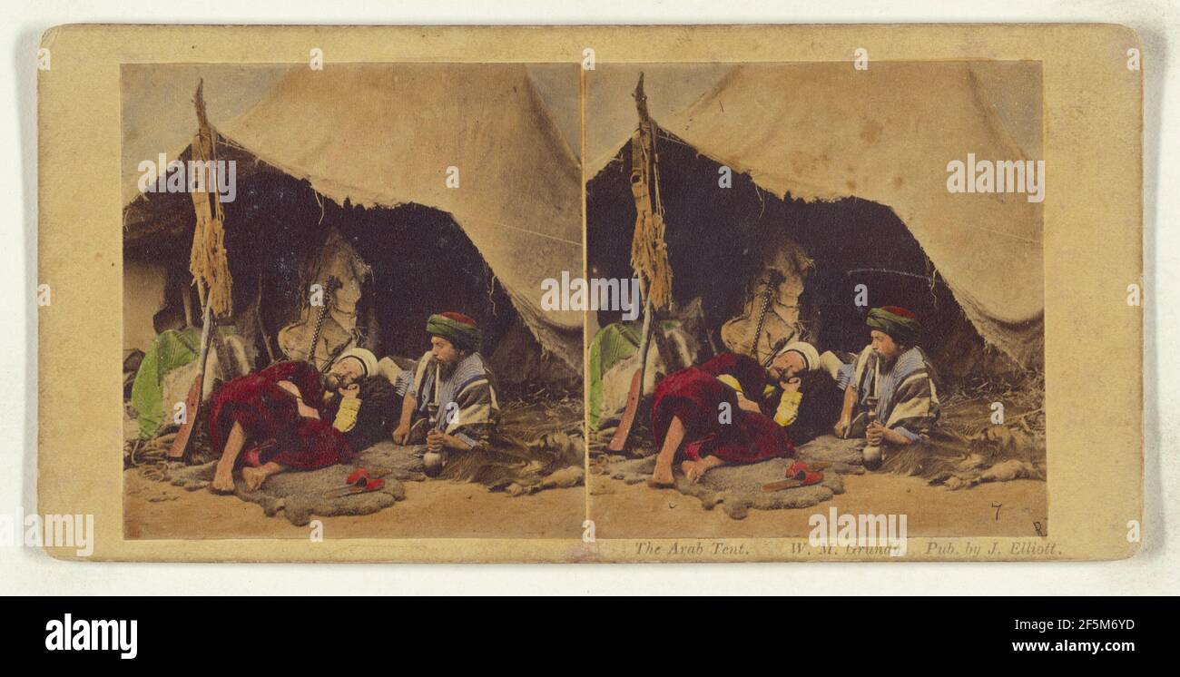 The Arab Tent.. William Grundy (English, 1806 - 1859 Stock Photo - Alamy