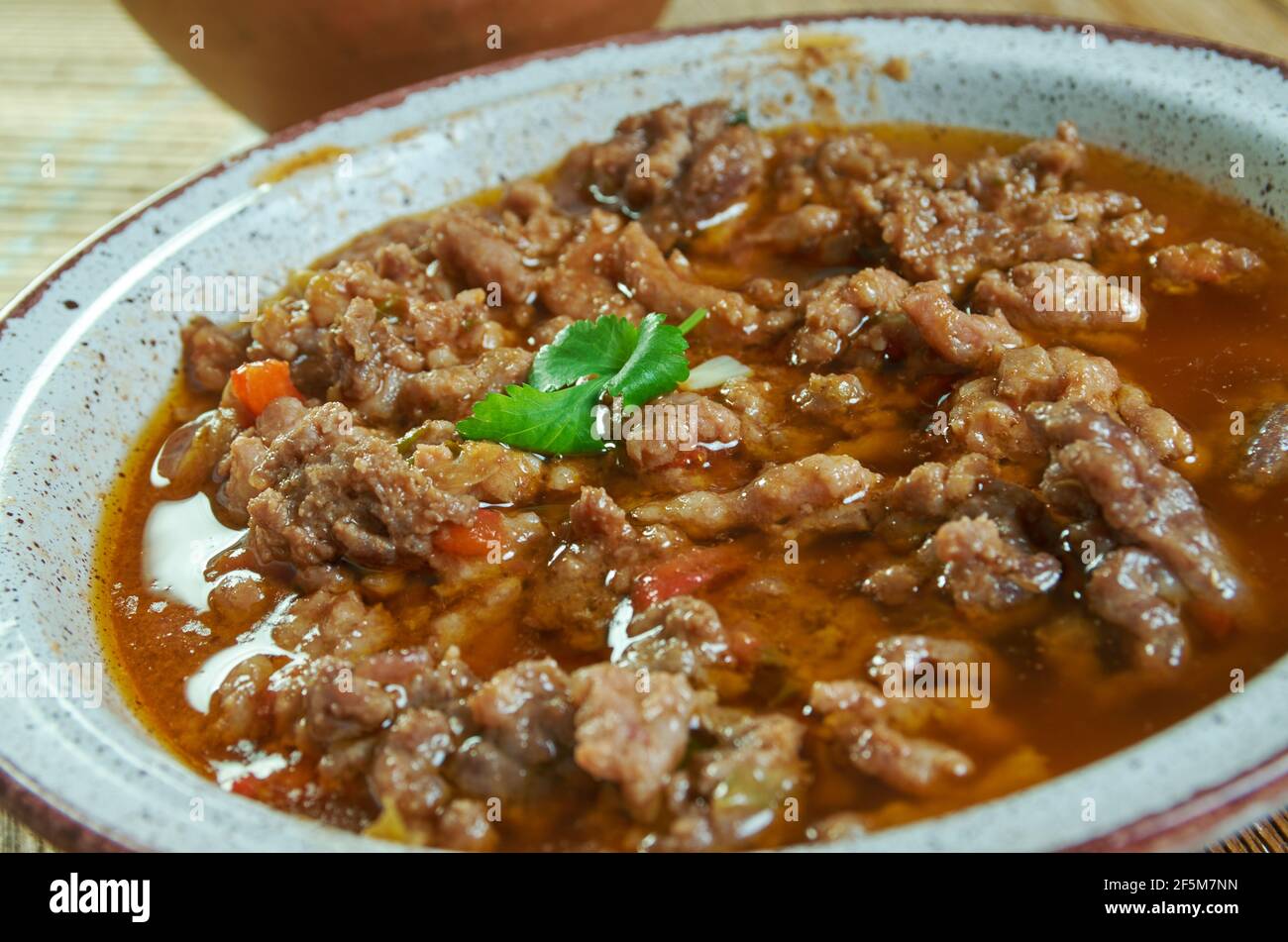 Sega wat - Spicy Ethiopian Beef Stew,national dish of Ethiopia Stock ...