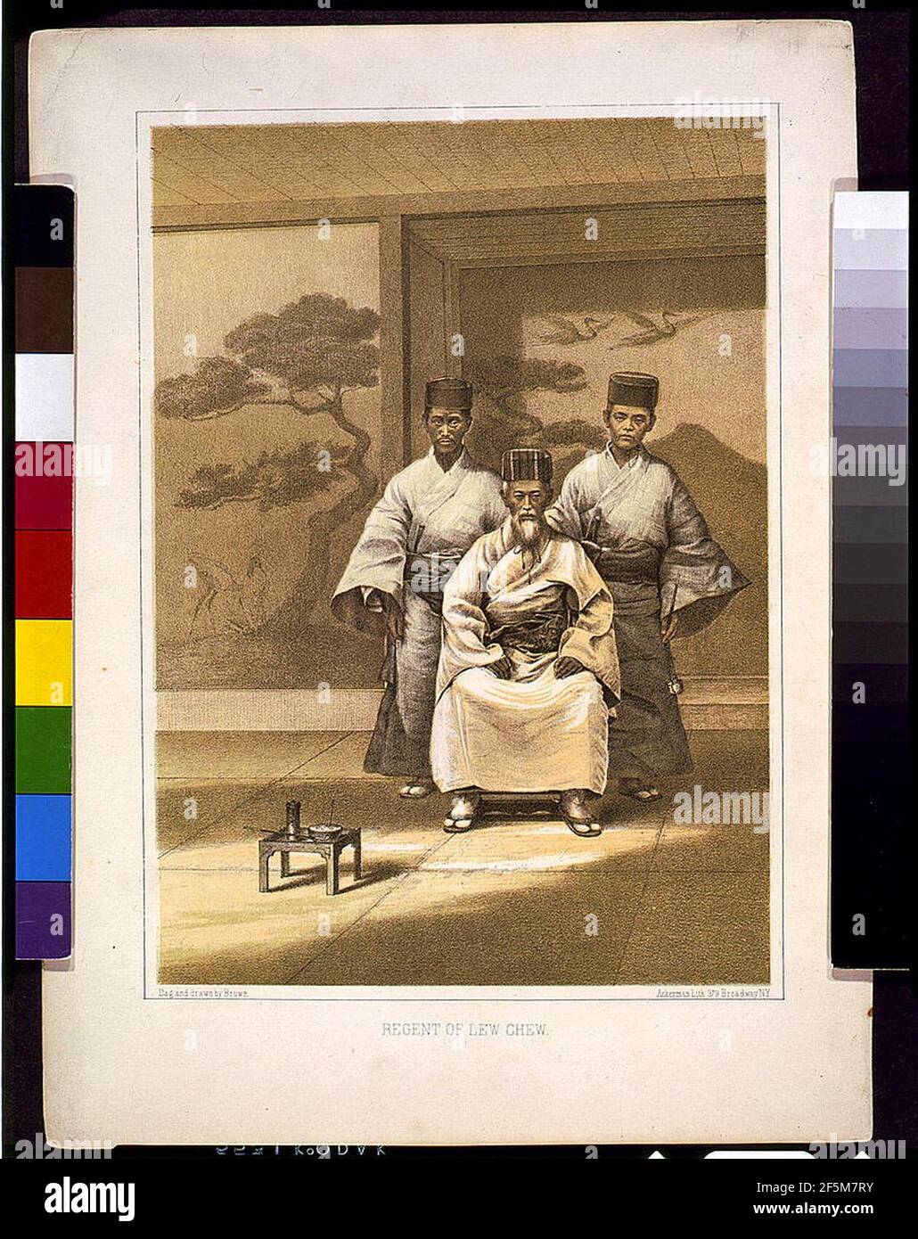 Regent of Lew Chew - dag. and drawn by Brown ; Ackerman Lith., 379 ...