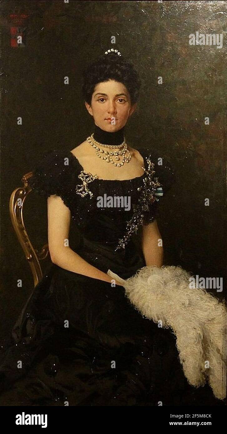 Regina Elena d'Italia 1900 Stock Photo - Alamy