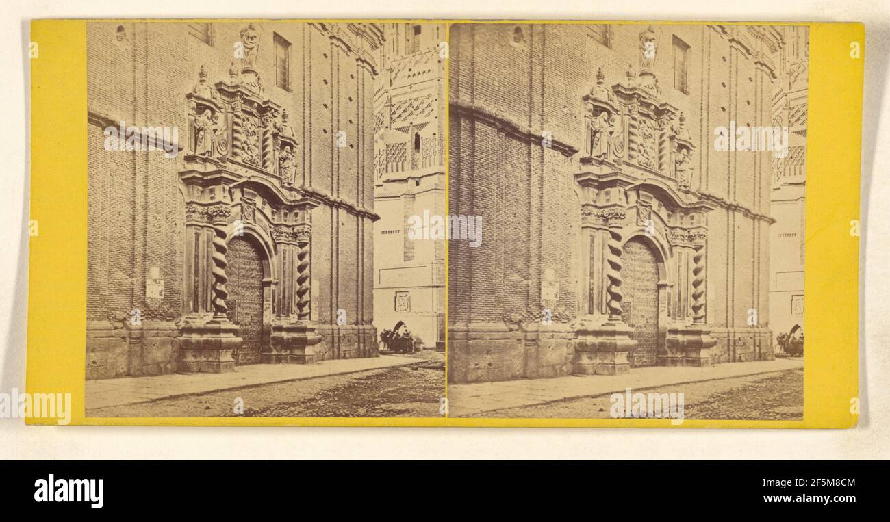 Saragossa - Door of San Felipe.. Frank Mason Good (English, 1839 - 1928 ...