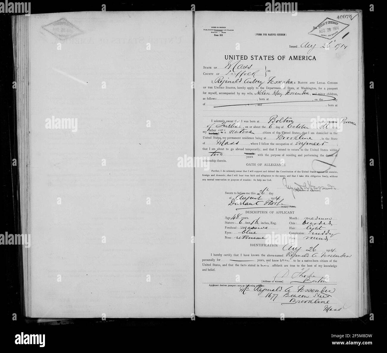 Reginald fessenden hi-res stock photography and images - Alamy