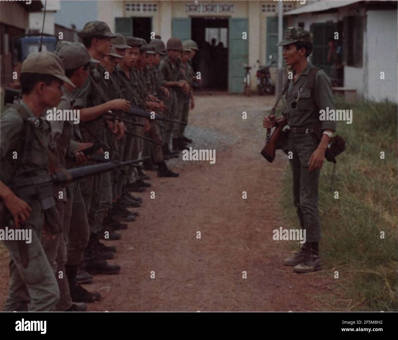 Regional Forces unit prepares for patrol, 9 September 1968 Stock Photo ...