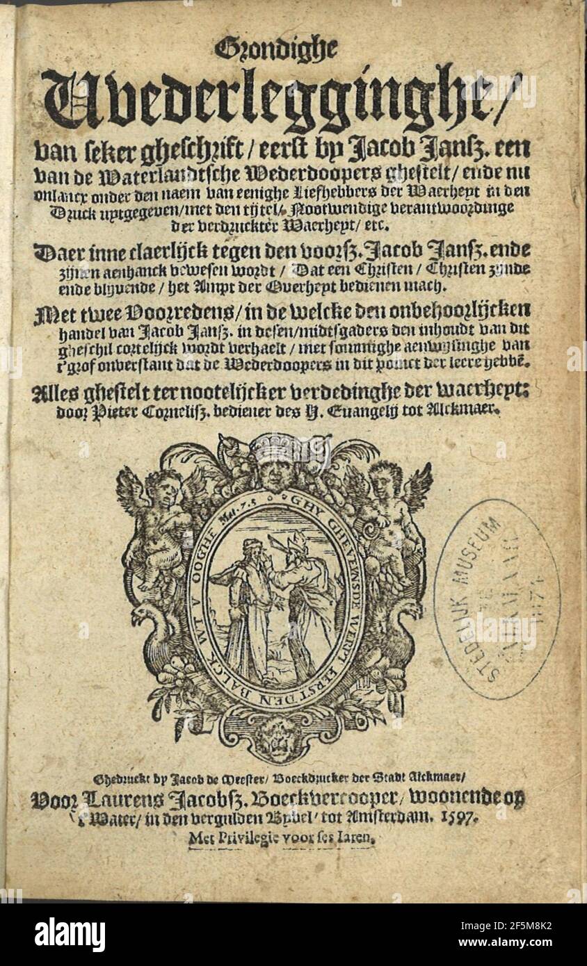 Regionaal Archief Alkmaar Bibliotheek 1 D 48 Stock Photo - Alamy