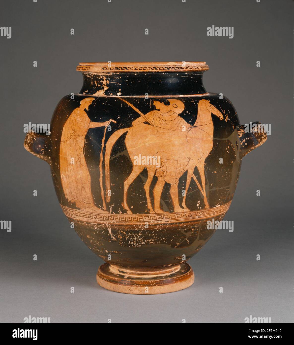 Attic Red-Figure Stamnos. Harrow Painter (Greek (Attic Stock Photo - Alamy