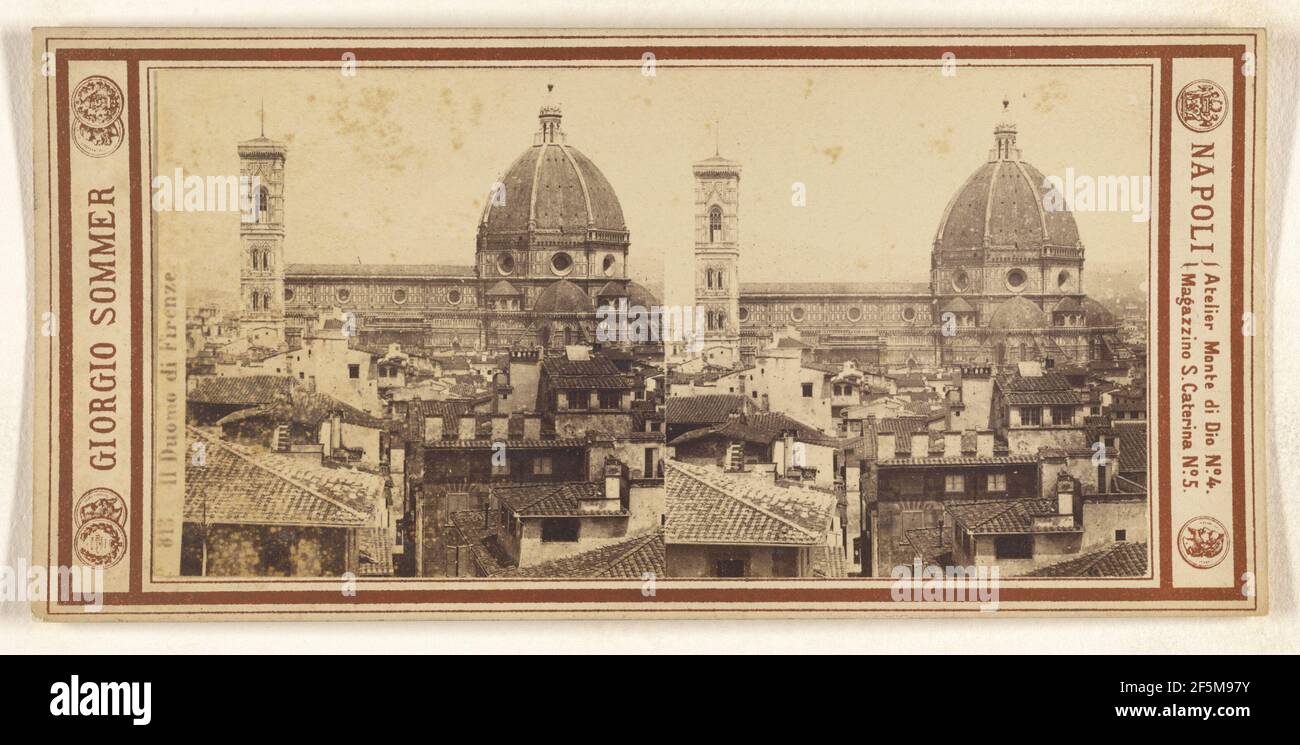 Il Duomo di Firenze. Giorgio Sommer (Italian, born Germany, 1834 - 1914 ...