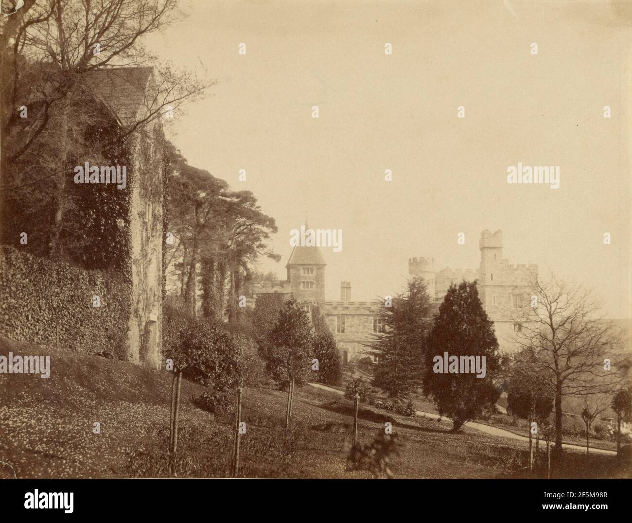 Lismore Castle. Francis Edmond Currey (British, 1814 - 1896 Stock Photo ...