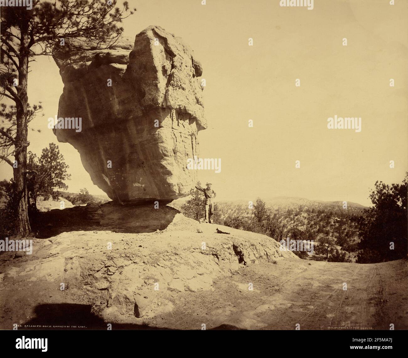 Balanced Rock, Garden of the Gods, Colorado. William Henry Jackson ...