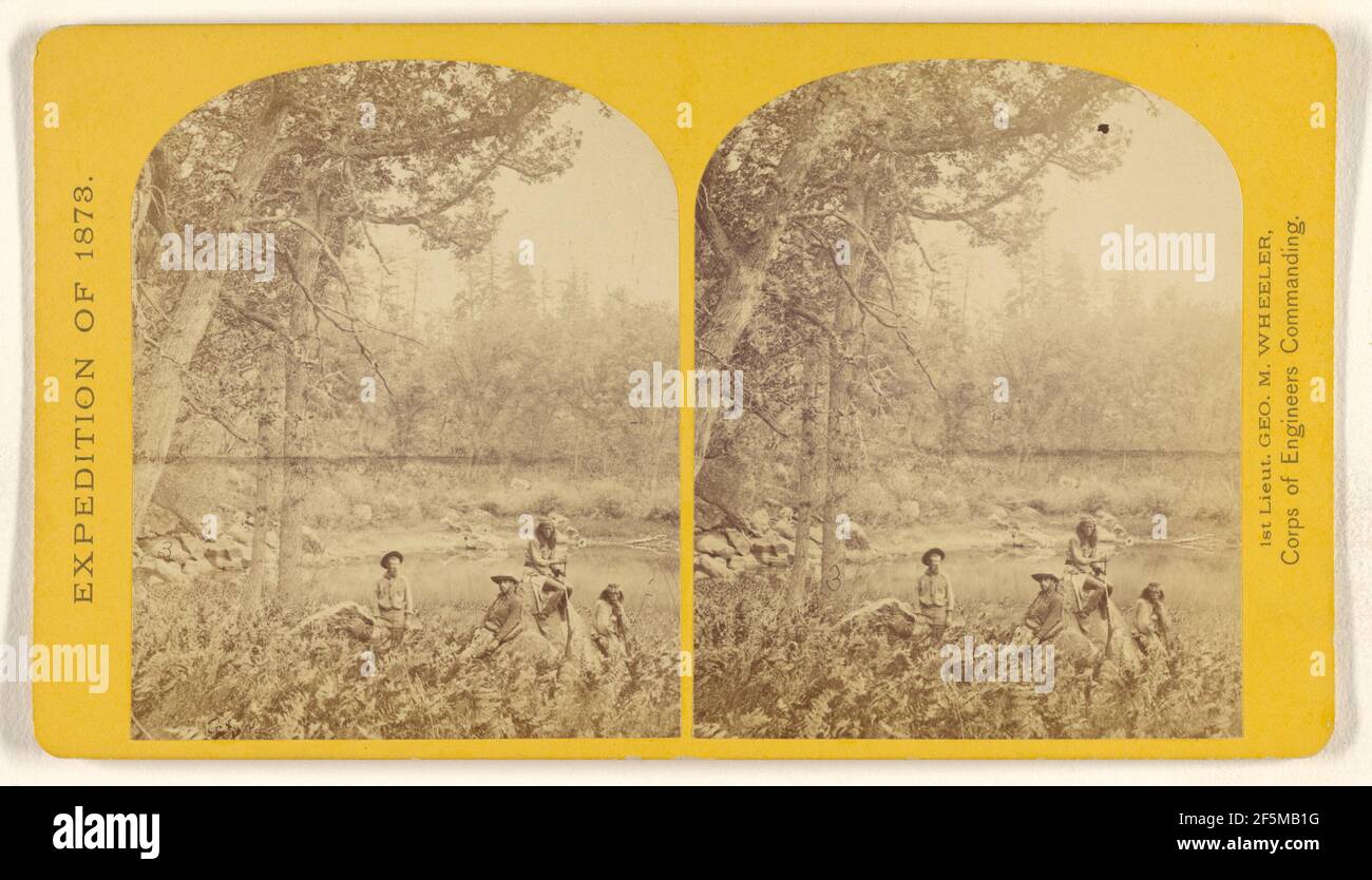 Coyotero Apache Scouts, at Apache Lake, Sierra Blanca Mountains ...