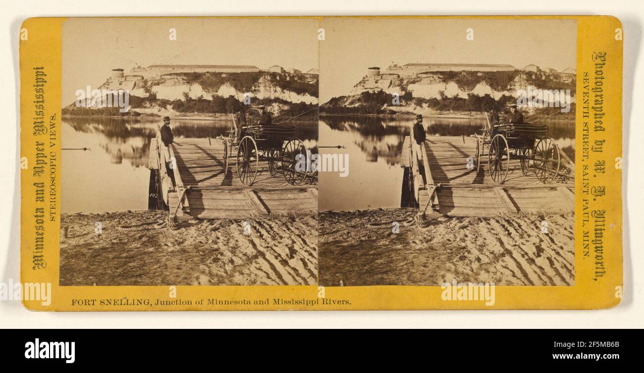 Fort Snelling, Junction of Minnesota and Mississippi Rivers.. William H ...