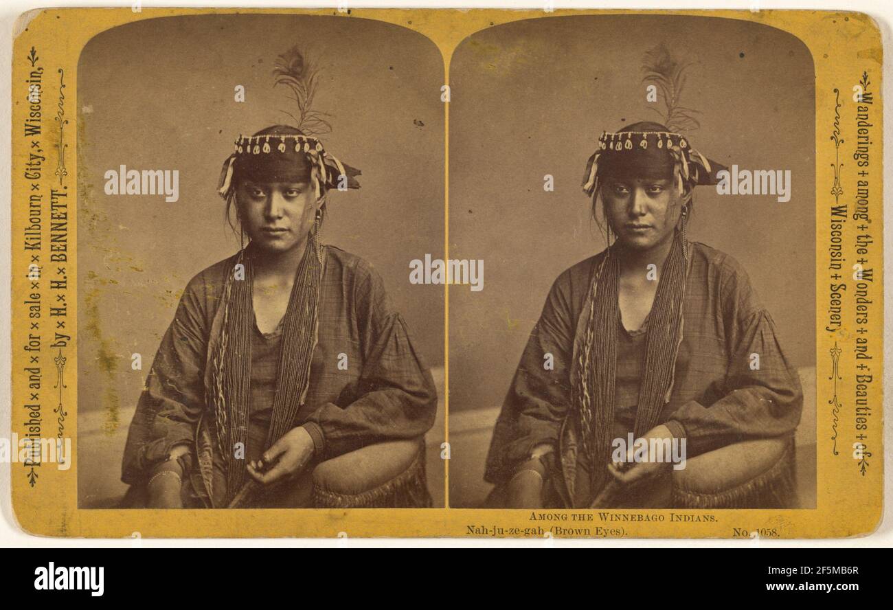 Among the Winnebago Indians. Nah-ju-ze-gah (Brown Eyes).. Henry ...