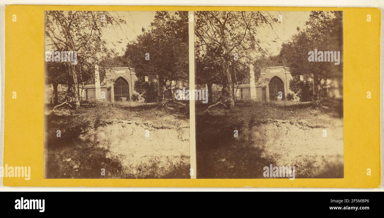 Tomb of Washington, Mount Vernon.. Bell & Brother Stock Photo - Alamy