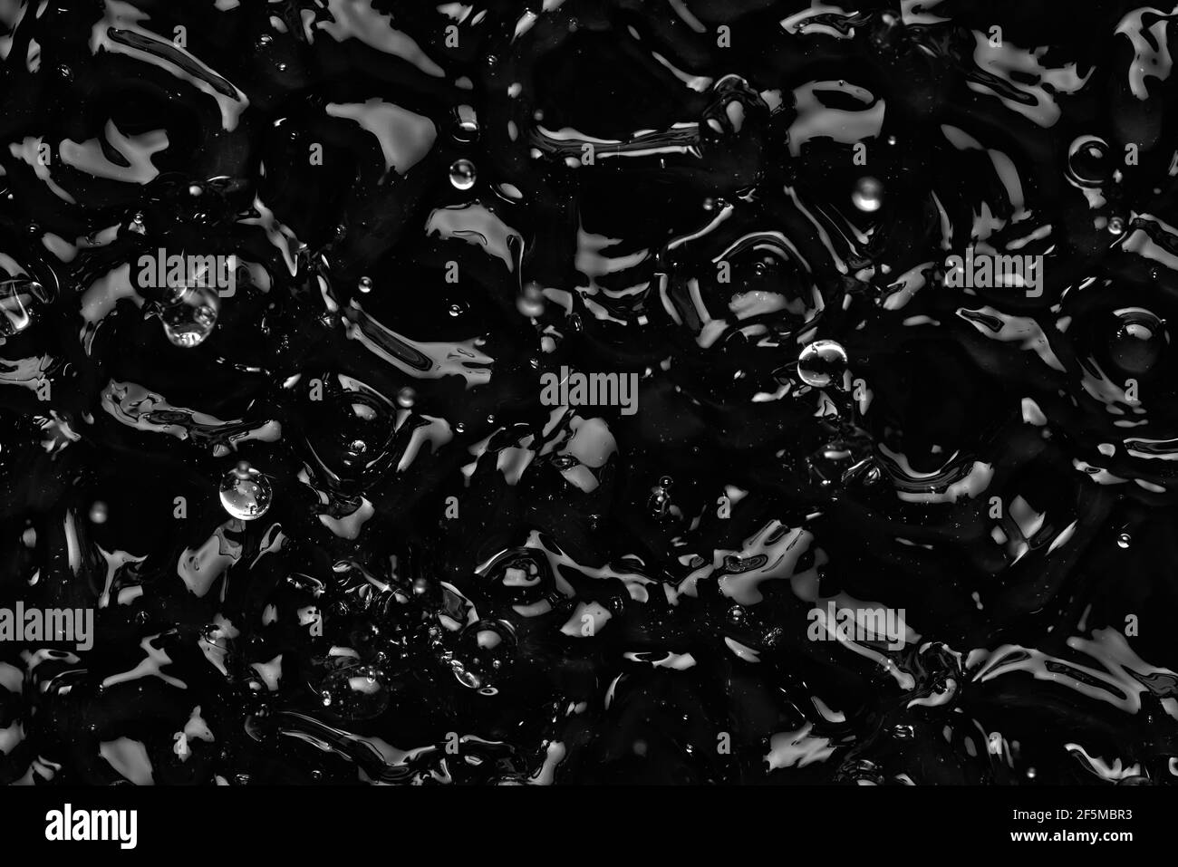 Black Liquid Background