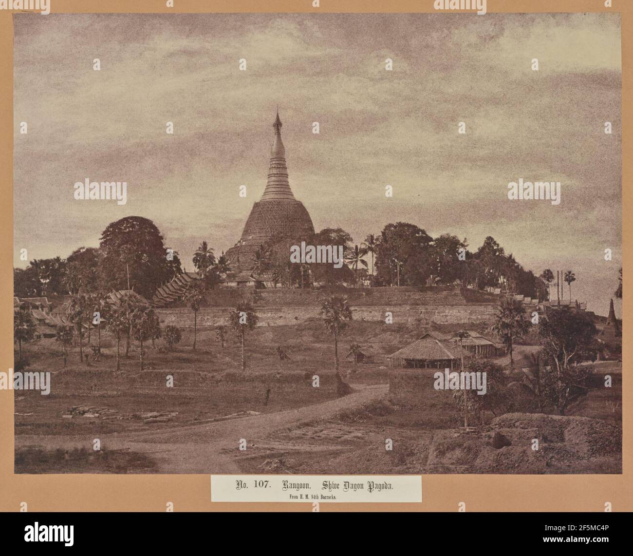 No. 107. Rangoon. Shwe Dagon Pagoda. Capt. Linnaeus Tripe (English ...